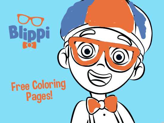 Blippi Coloring Pages | Free Download Blippi Coloring Sheets