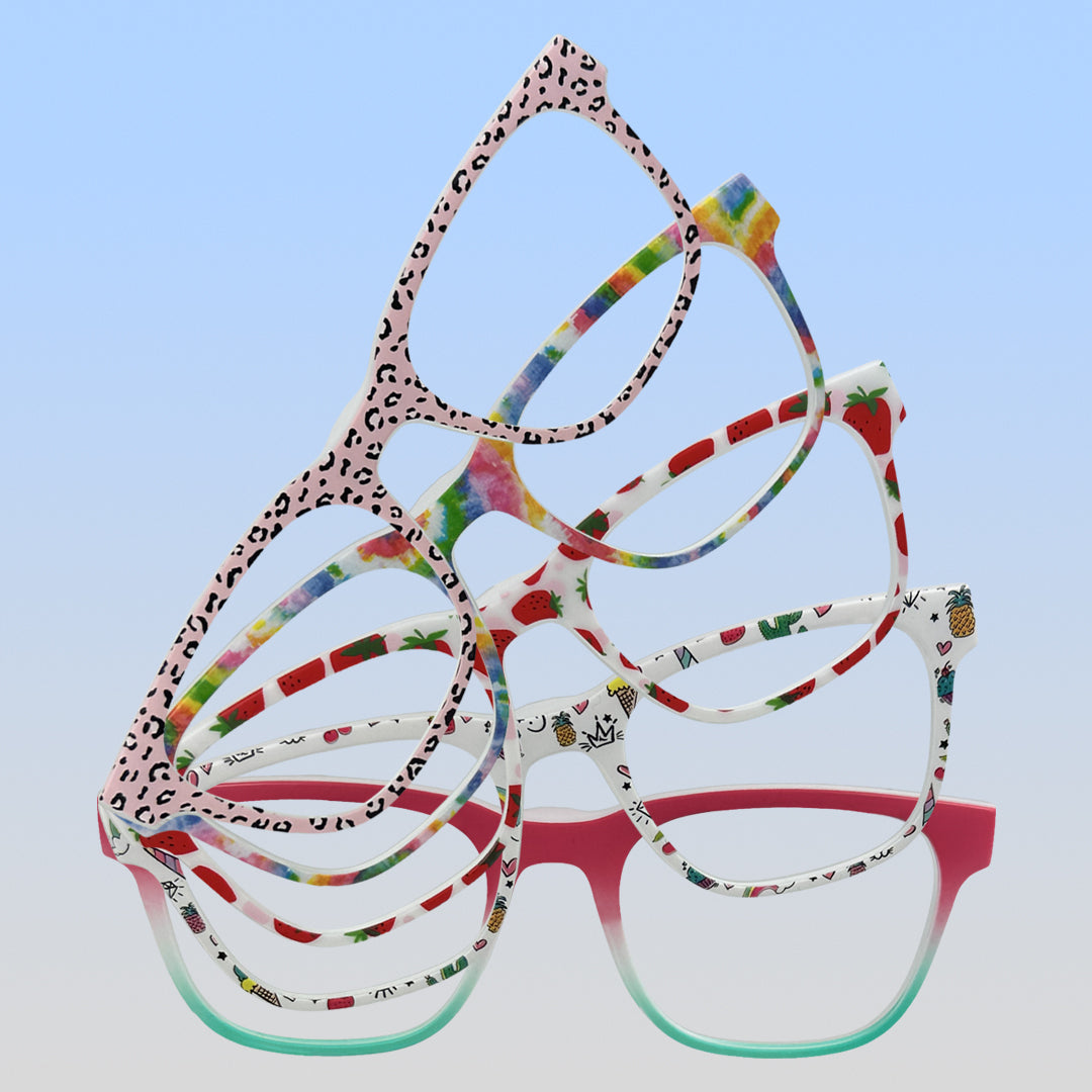 Pops Magnetic Snap-On Glasses | Glasses with Snap On Frames