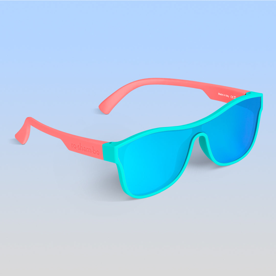 Neon Single Shield Sunglasses | Kids Flexible Sunglasses