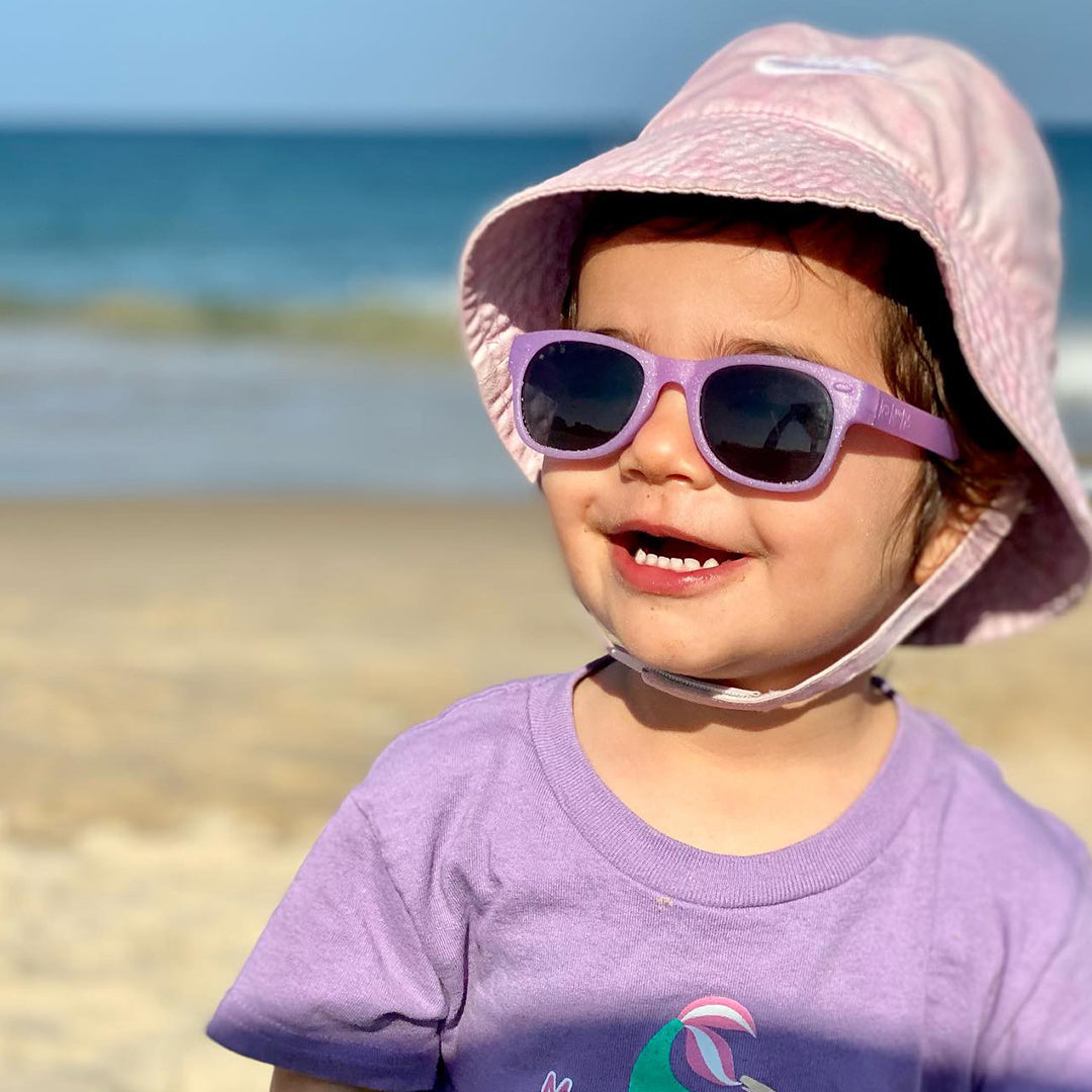 Purple Glitter Sunglasses | Glitter Sunglasses for Babies