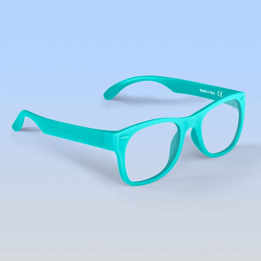 blue frame specs