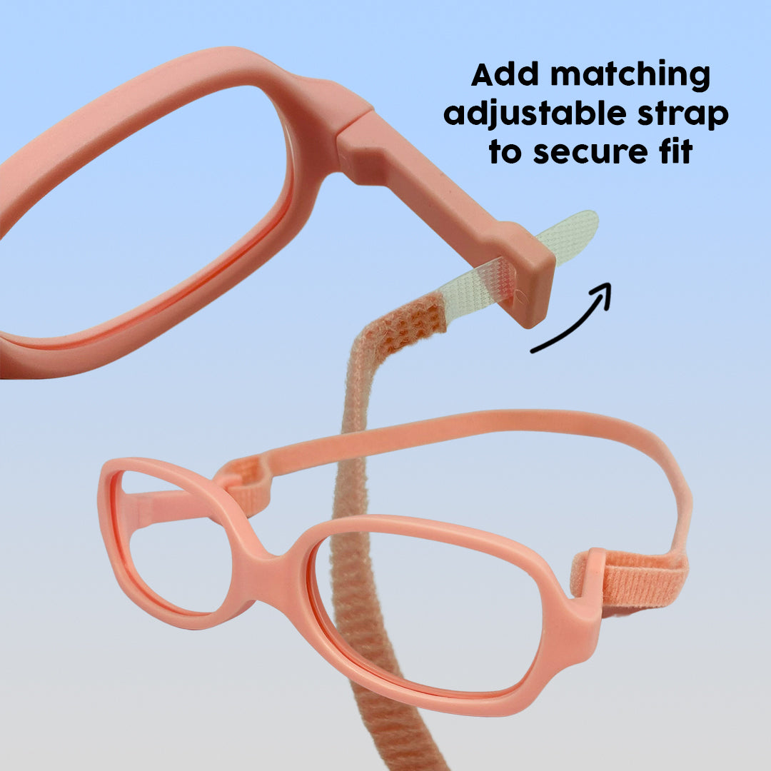 Prescription Glasses with Strap for Babies | Interchangeable Temples