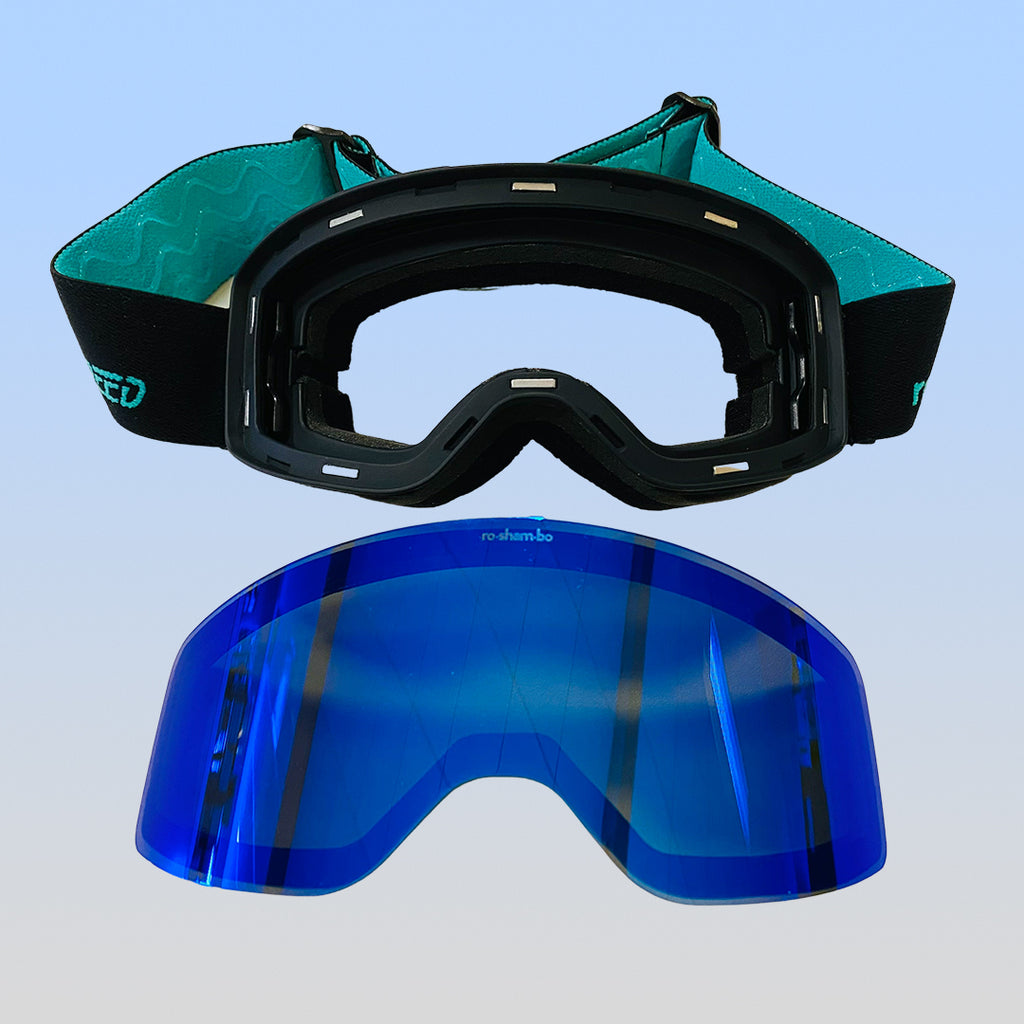Snow Goggle Polarized Mirrored Lenses | Magnetic & Interchangeable