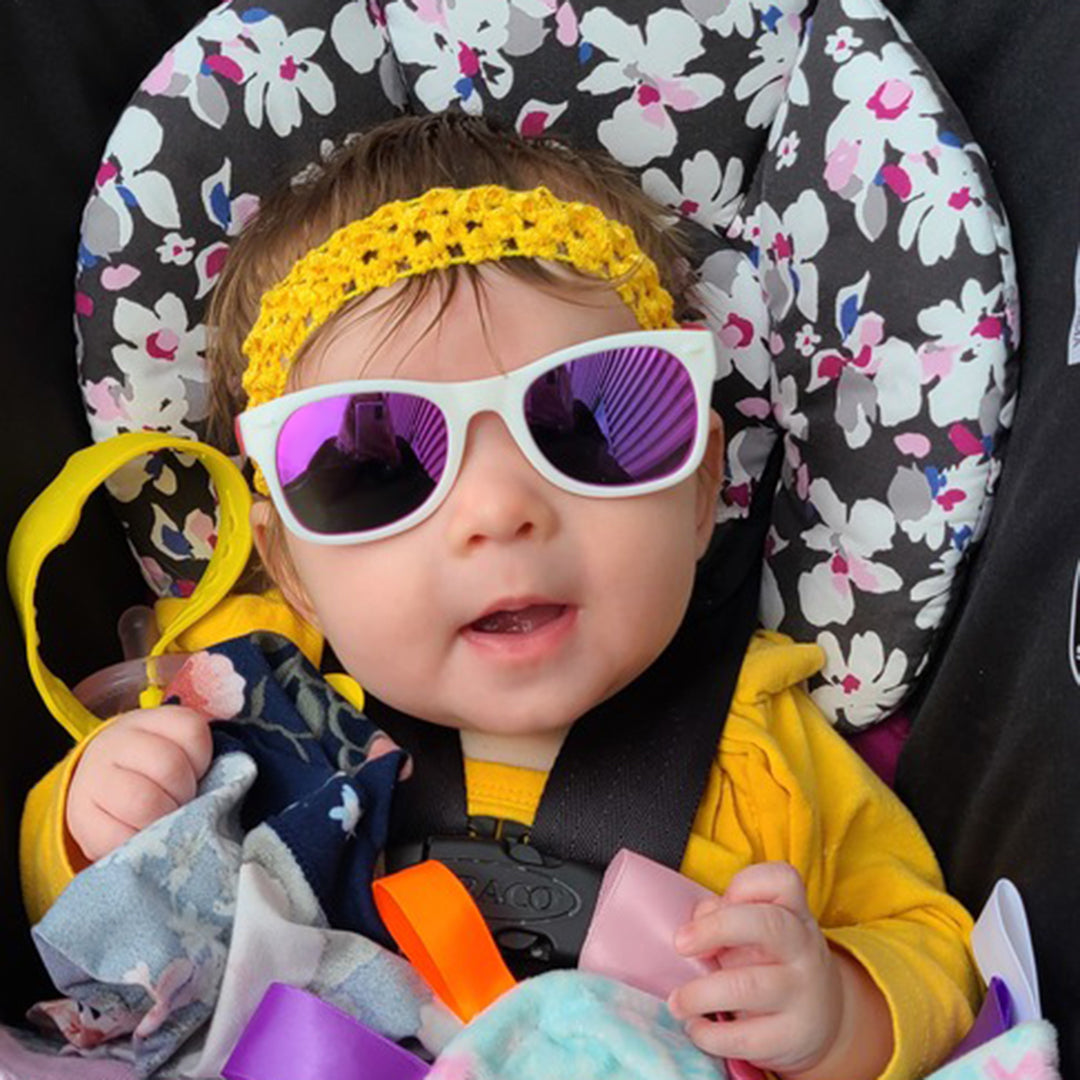 Vanilla Ice BPA-Free Baby Sunglasses | Polarized Baby Shades