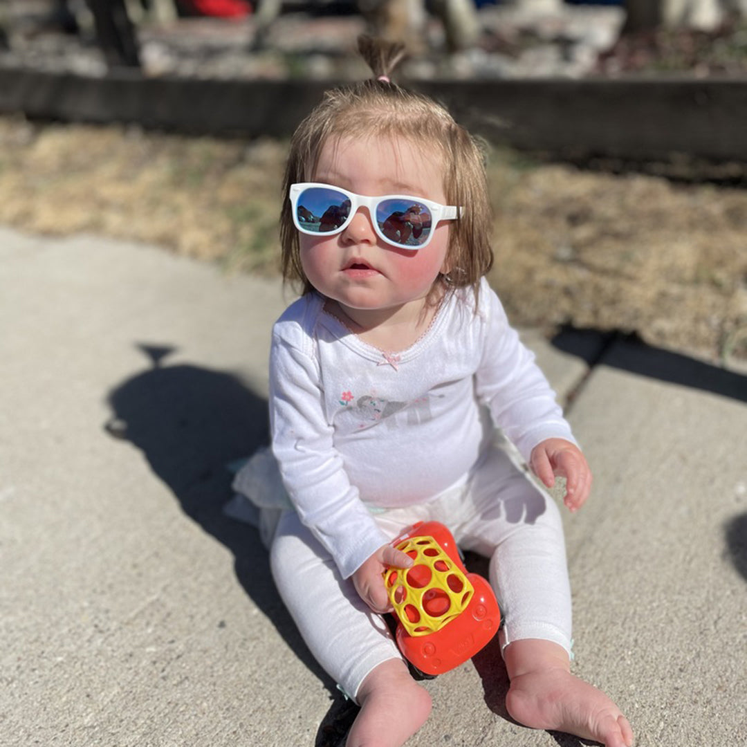 Vanilla Ice BPA-Free Baby Sunglasses | Polarized Baby Shades