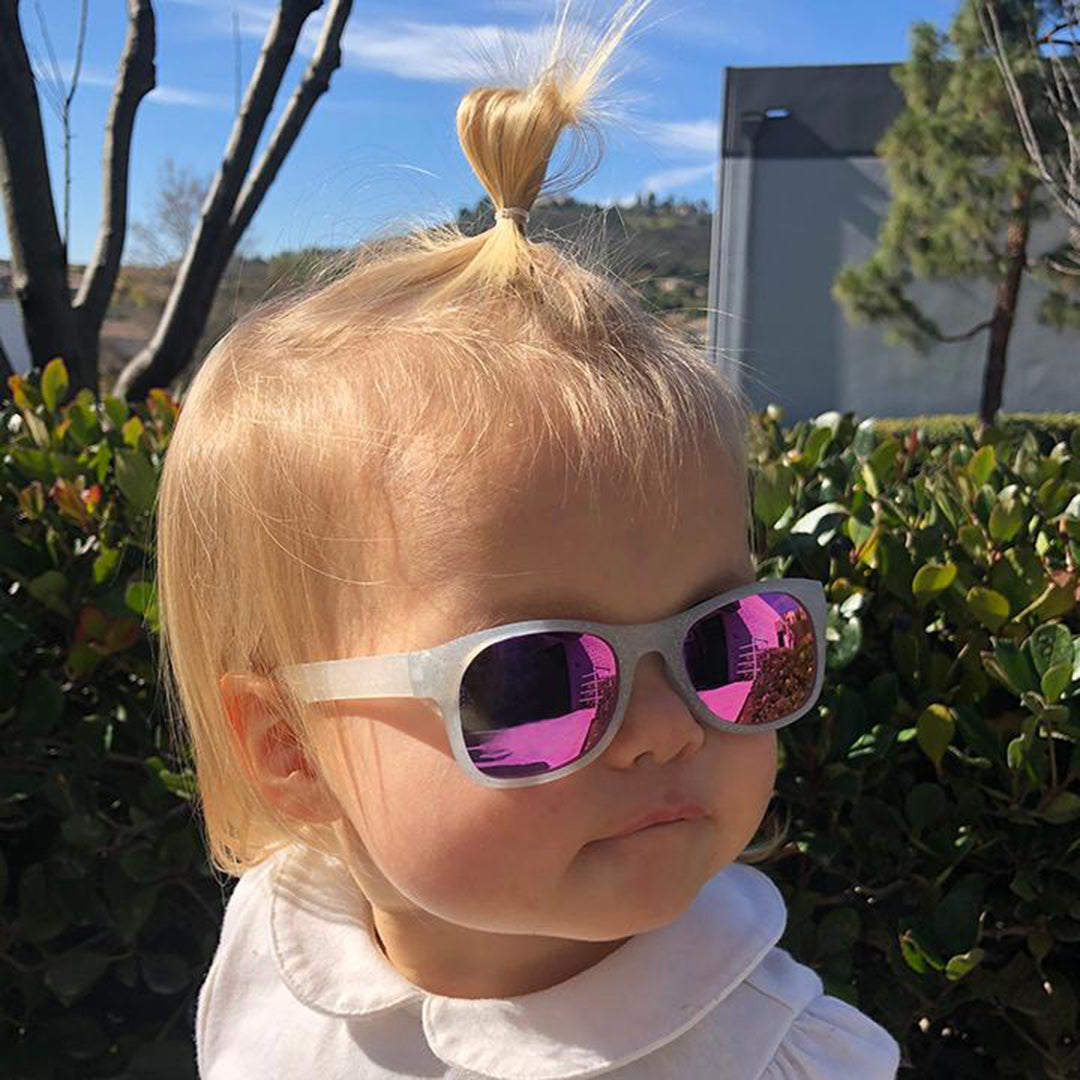 Starlite Glitter Frame Baby Sunglasses | ro∙sham∙bo baby