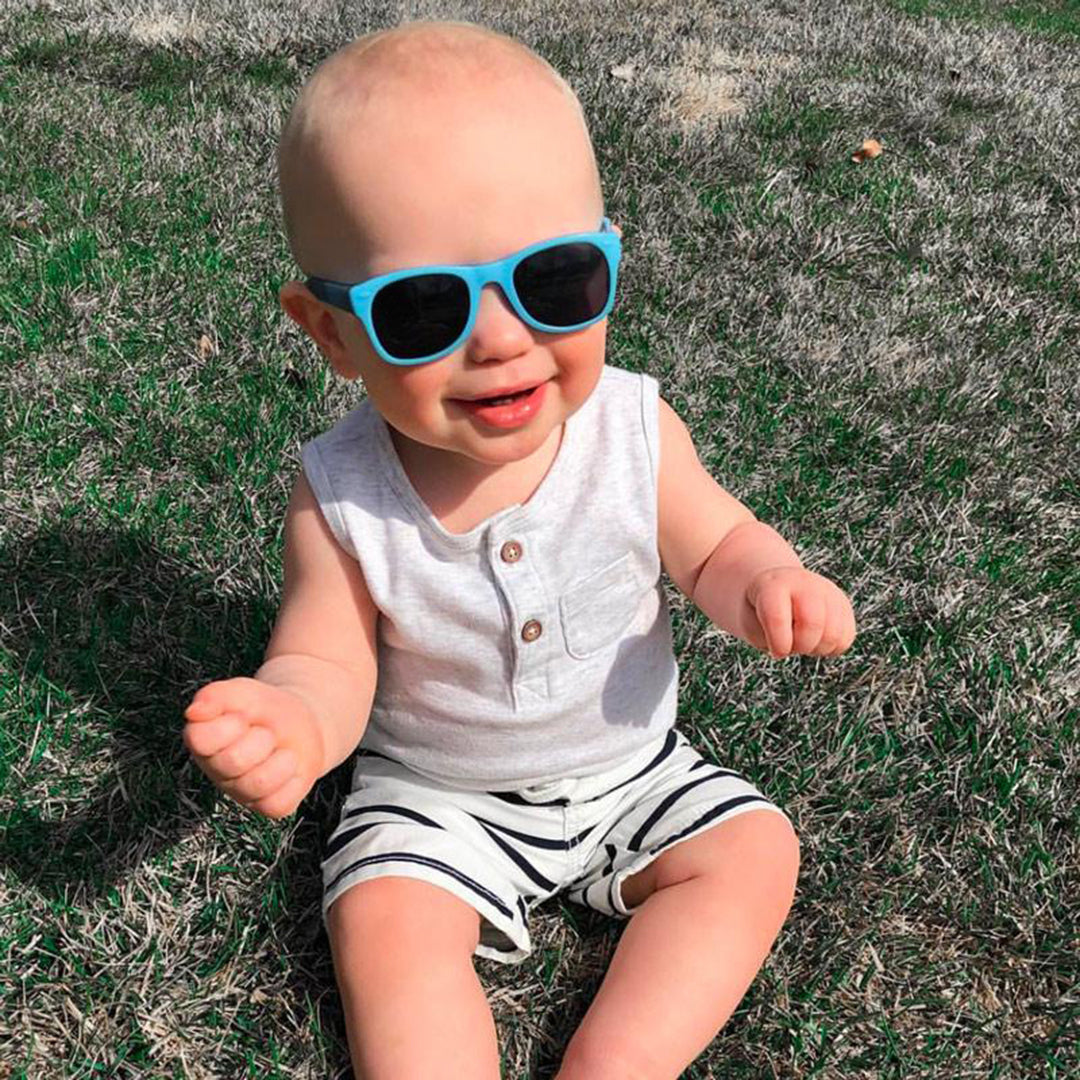 Black & Teal Newborn Baby Sunglasses | Infant Sunglasses