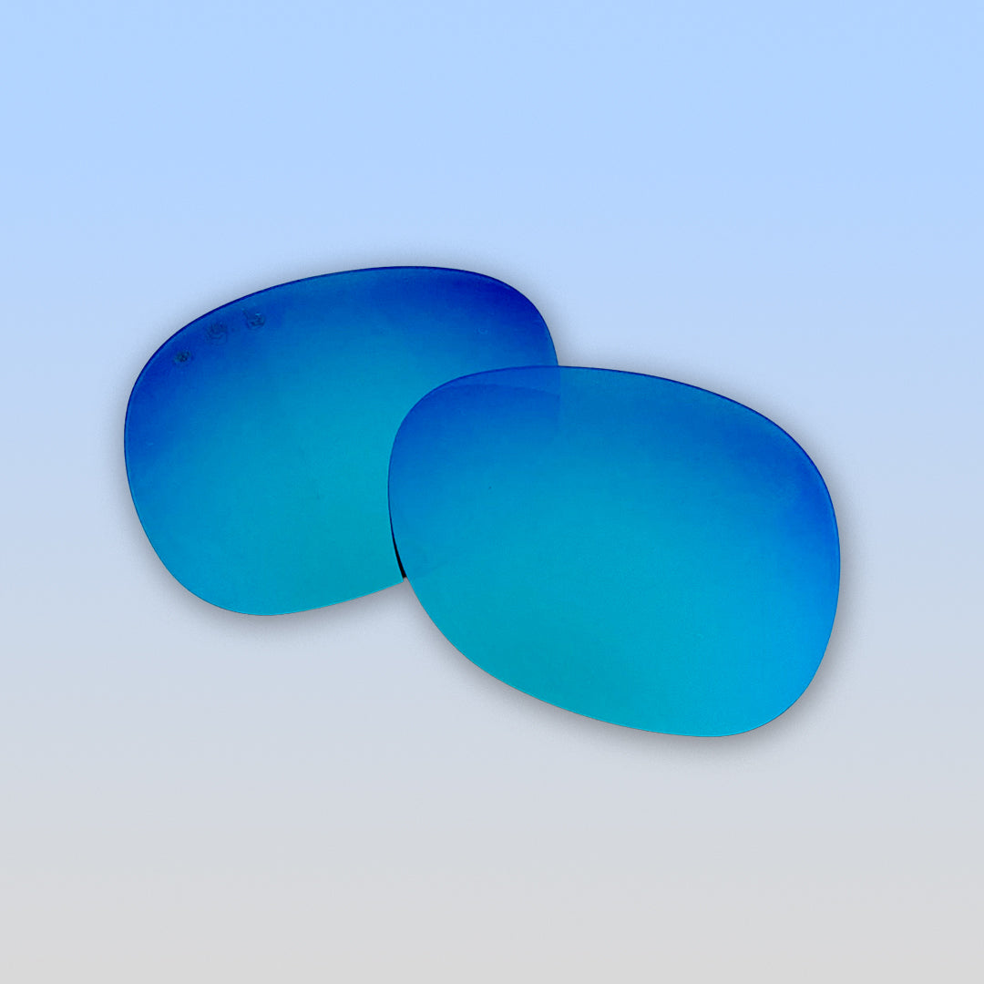 Polarized Blue Mirrored Lenses | Roshambo Shades