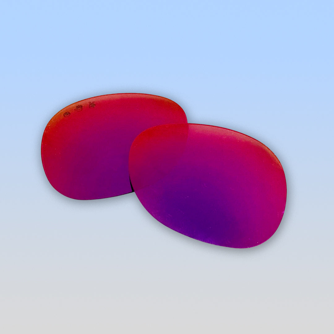 Purple Polarized Lenses for Square Style Glasses